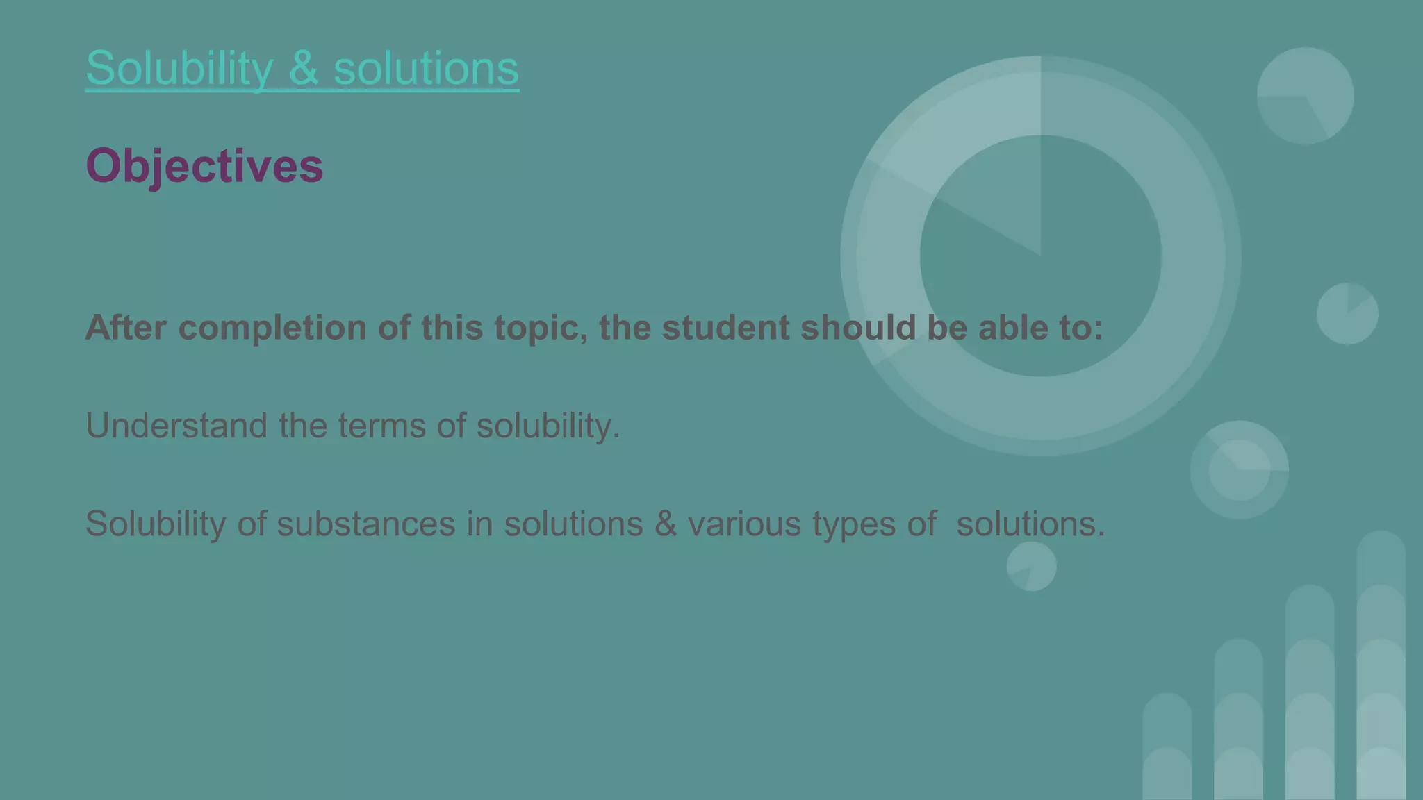 Solubility & Solution | PPTX