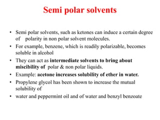Solubility of drugs | PPTX
