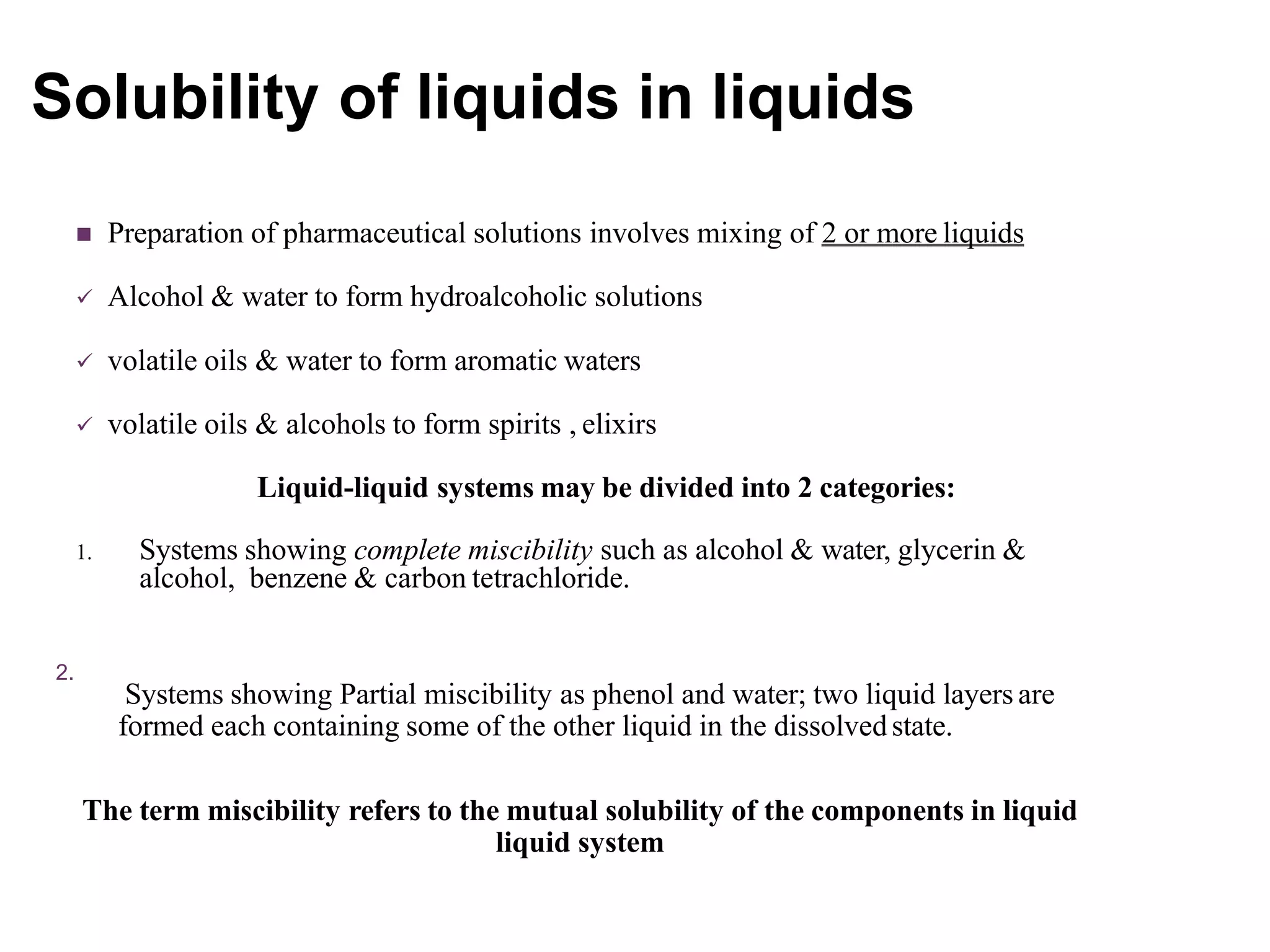 Solubility of drugs | PPT