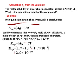 Solubility of ionic compounyuds 2023.pptx | Chemistry | Science