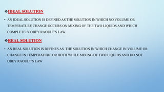 Solubility of liquds in liquids | PPTX