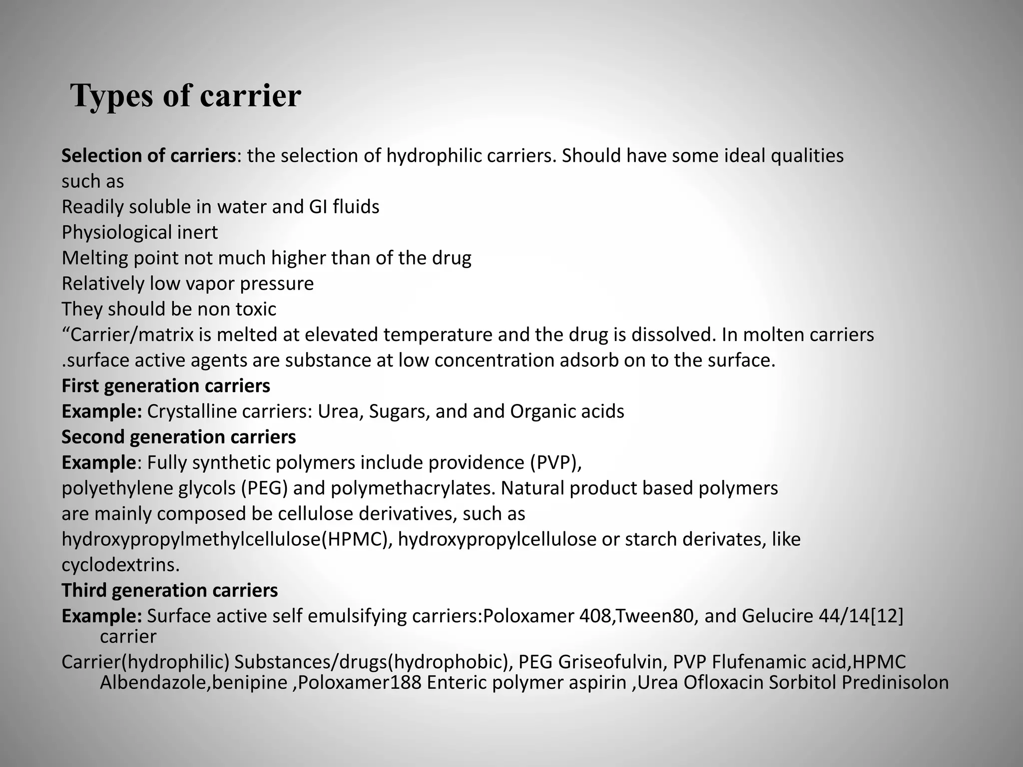 Solubility of poorly soluble drugs by using solid ppt | PPTX