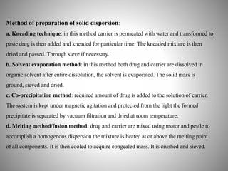 Solubility of poorly soluble drugs by using solid ppt | PPT