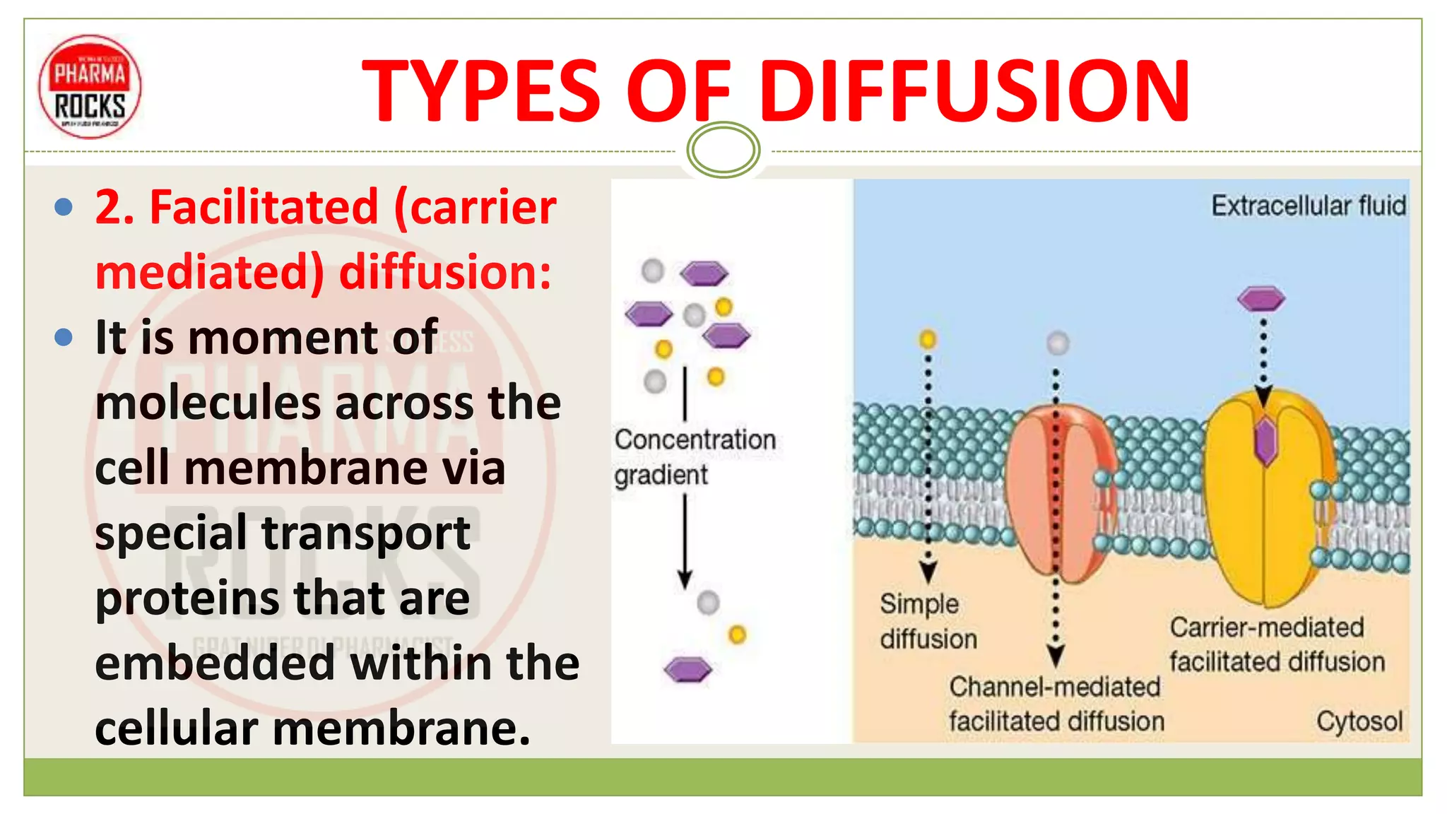 DIFFUSION PRINCIPLES IN BIOLOGICAL SYSTEMS | PPTX