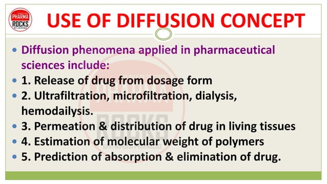 DIFFUSION PRINCIPLES IN BIOLOGICAL SYSTEMS | PPTX
