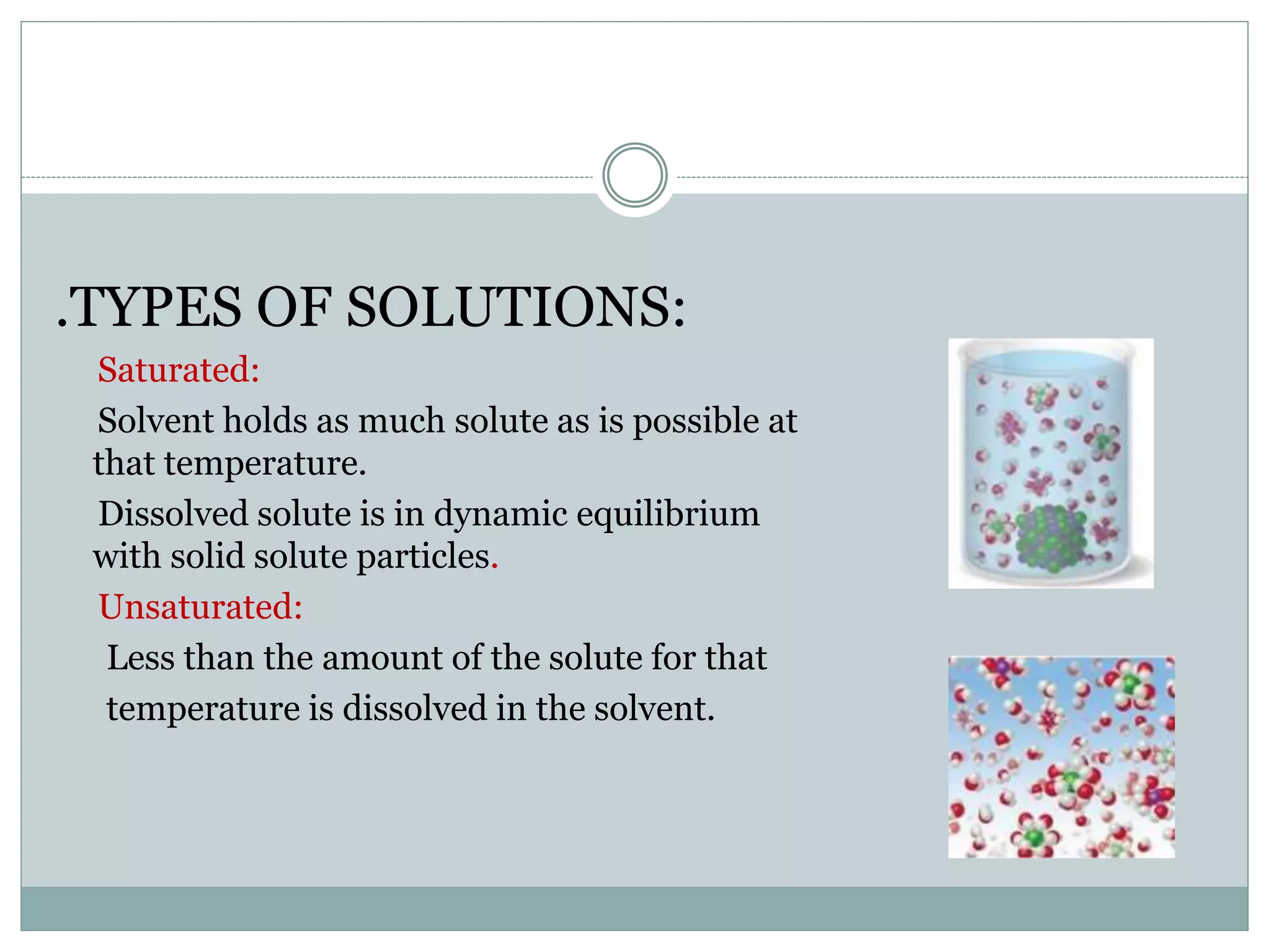 Solubility & Method for determination of solubility | PPTX