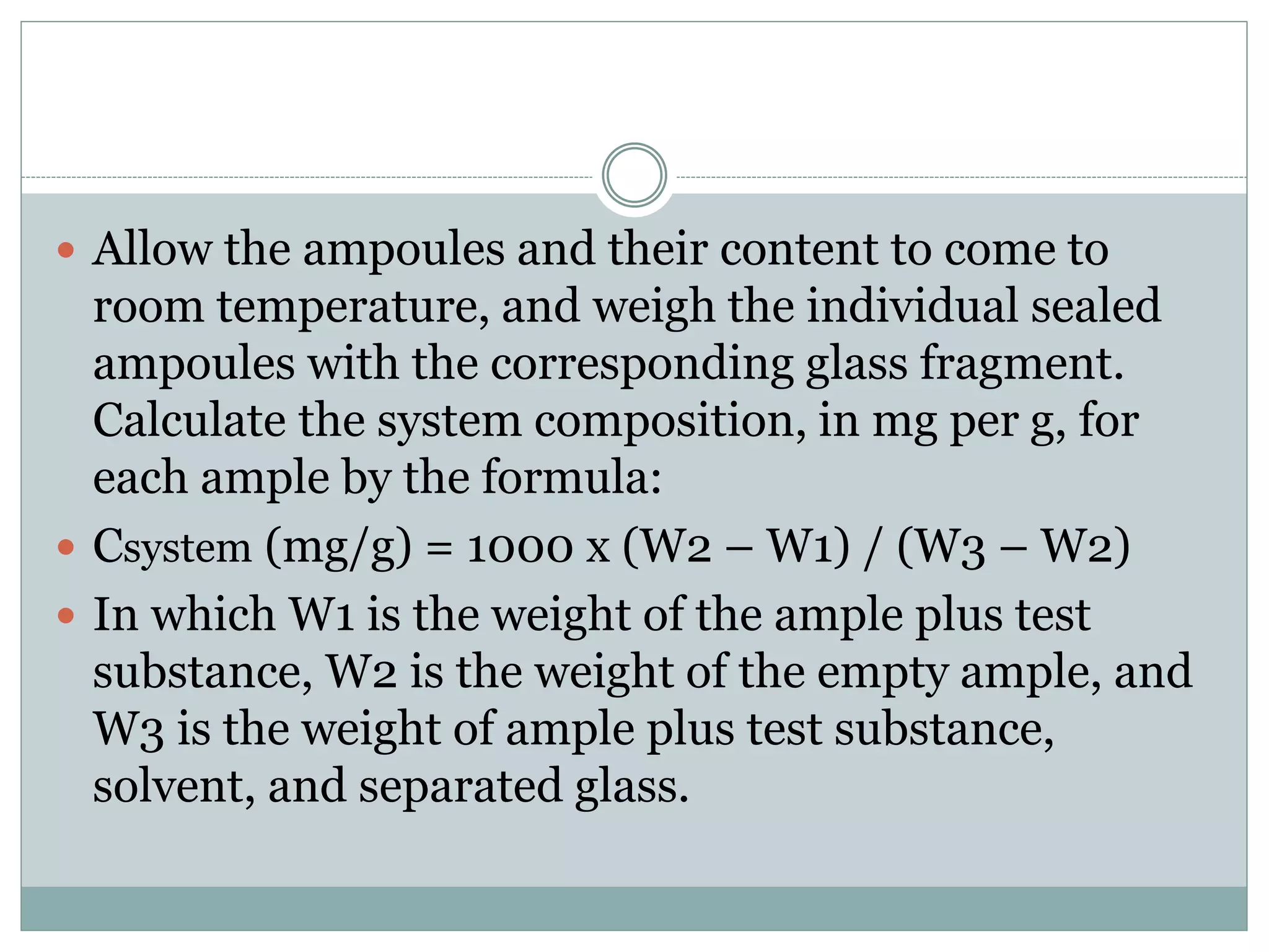 Solubility & Method for determination of solubility | PPTX
