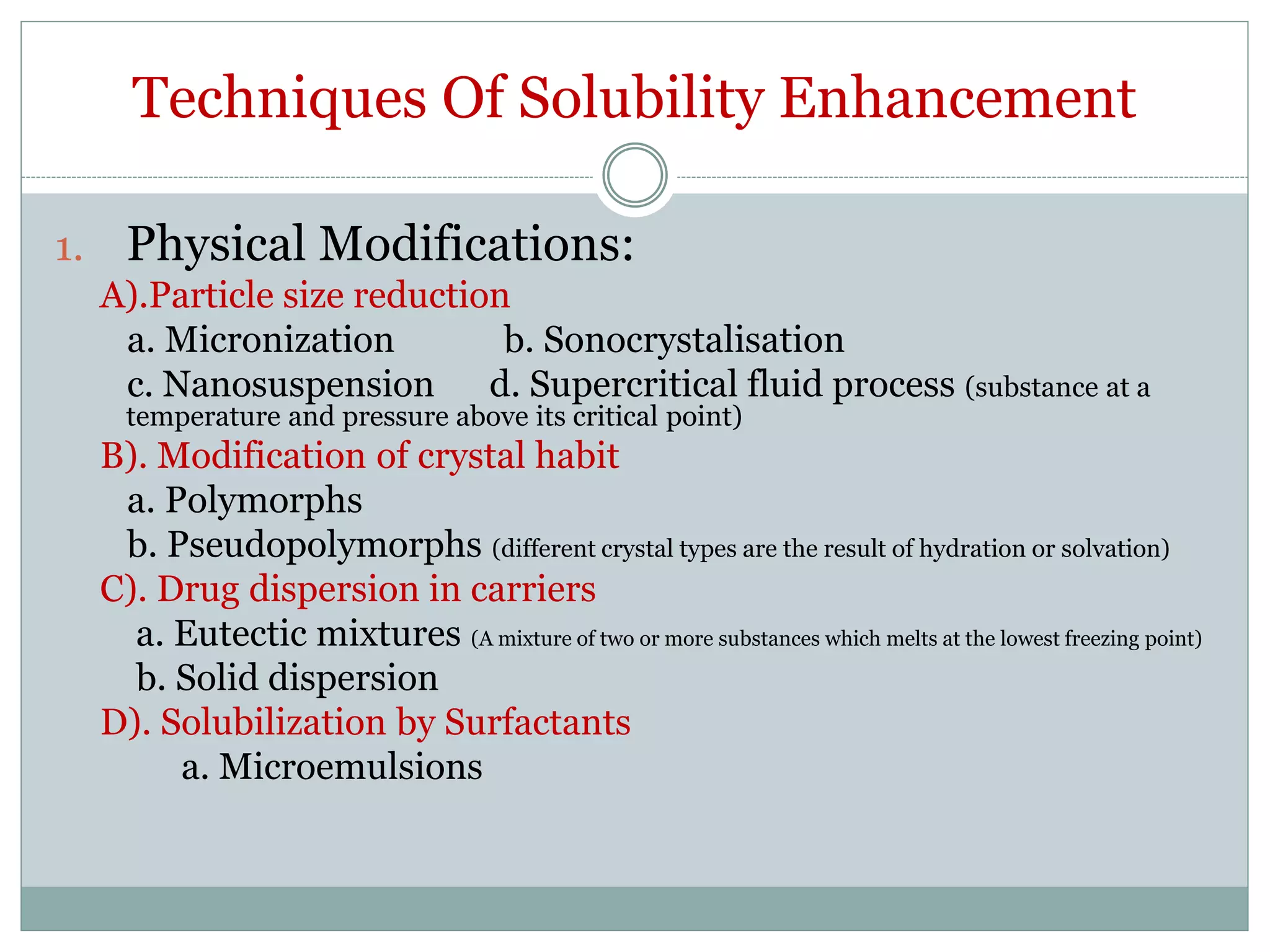 Solubility & Method for determination of solubility | PPTX