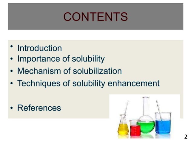 Solubility ppt | PPT