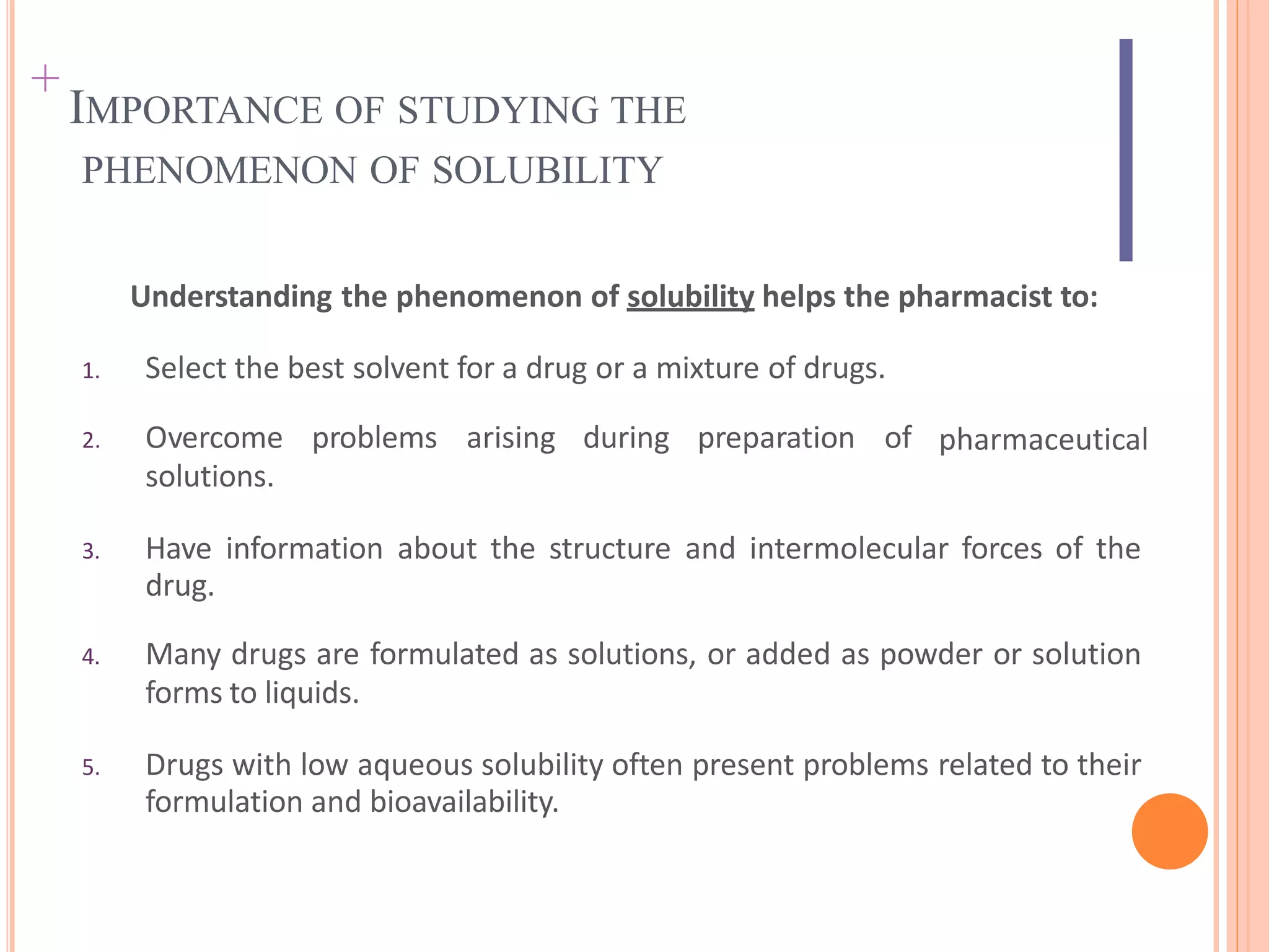 Solubility of drugs | PPTX