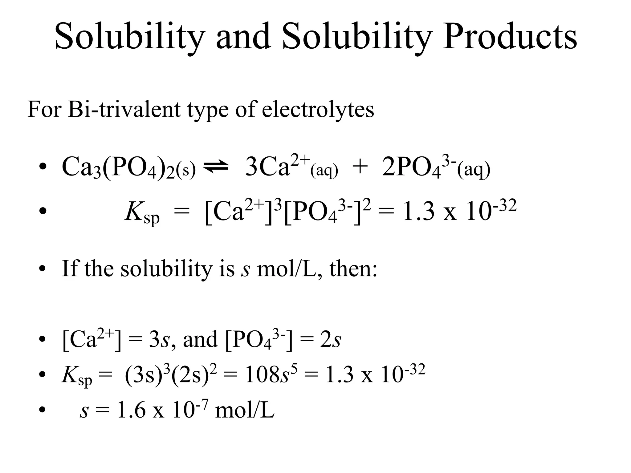 Solubility Product And Common Ion Effect Pptx Chemistry Science