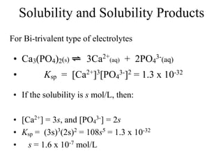 Solubility product and Common Ion Effect | PPTX