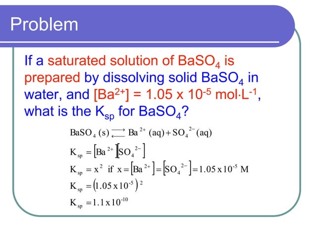 Solubility product and Common Ion Effect | PPTX | Chemistry | Science