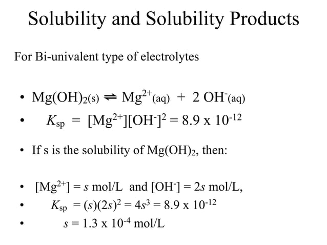 Solubility product and Common Ion Effect | PPTX | Chemistry | Science