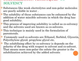 Solubilization | PPT