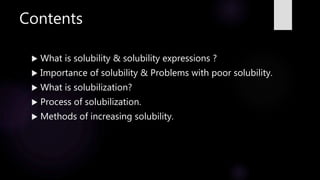 Solubilization | PPTX