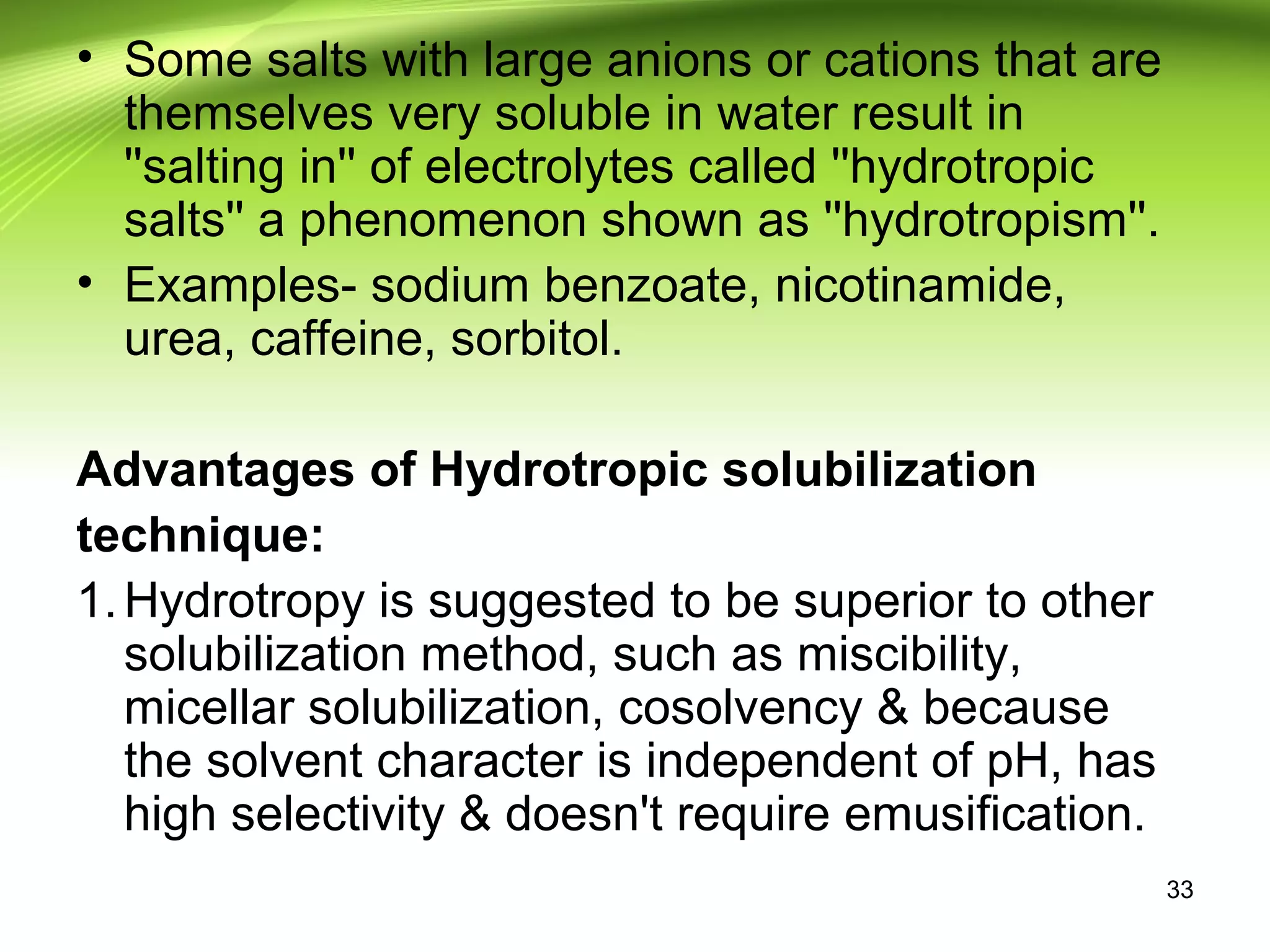 Solubilization techniques | PPT
