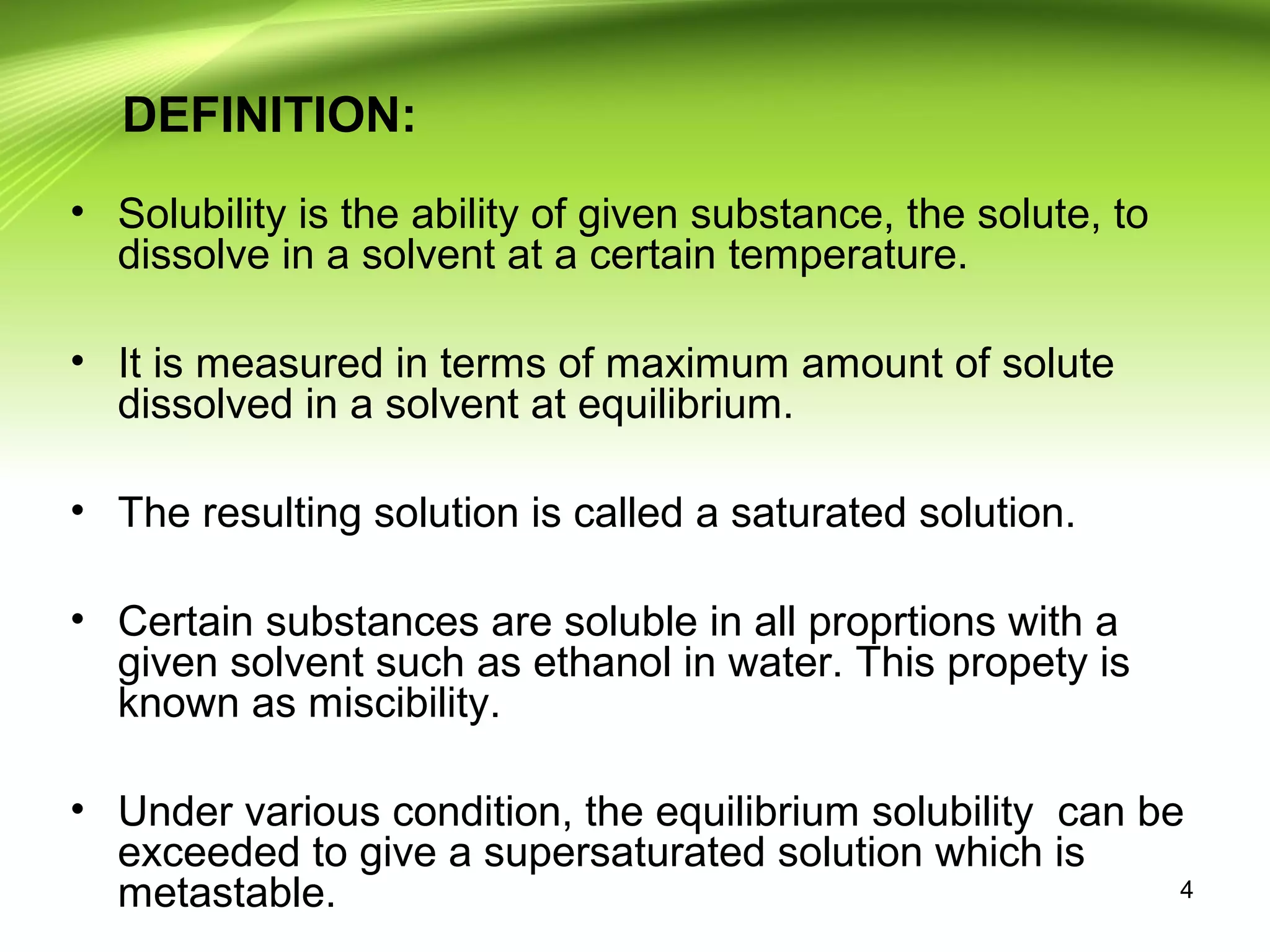Solubilization techniques | PPT | Chemistry | Science
