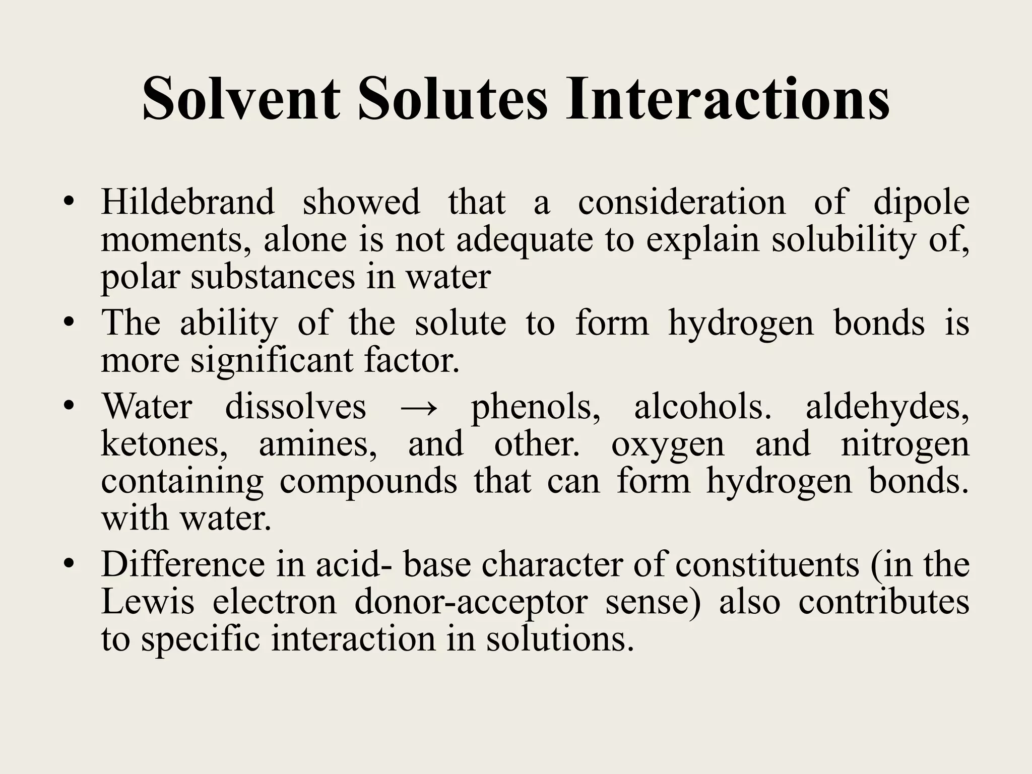 Introduction of solubilty, solubility expression, solute solvent ...