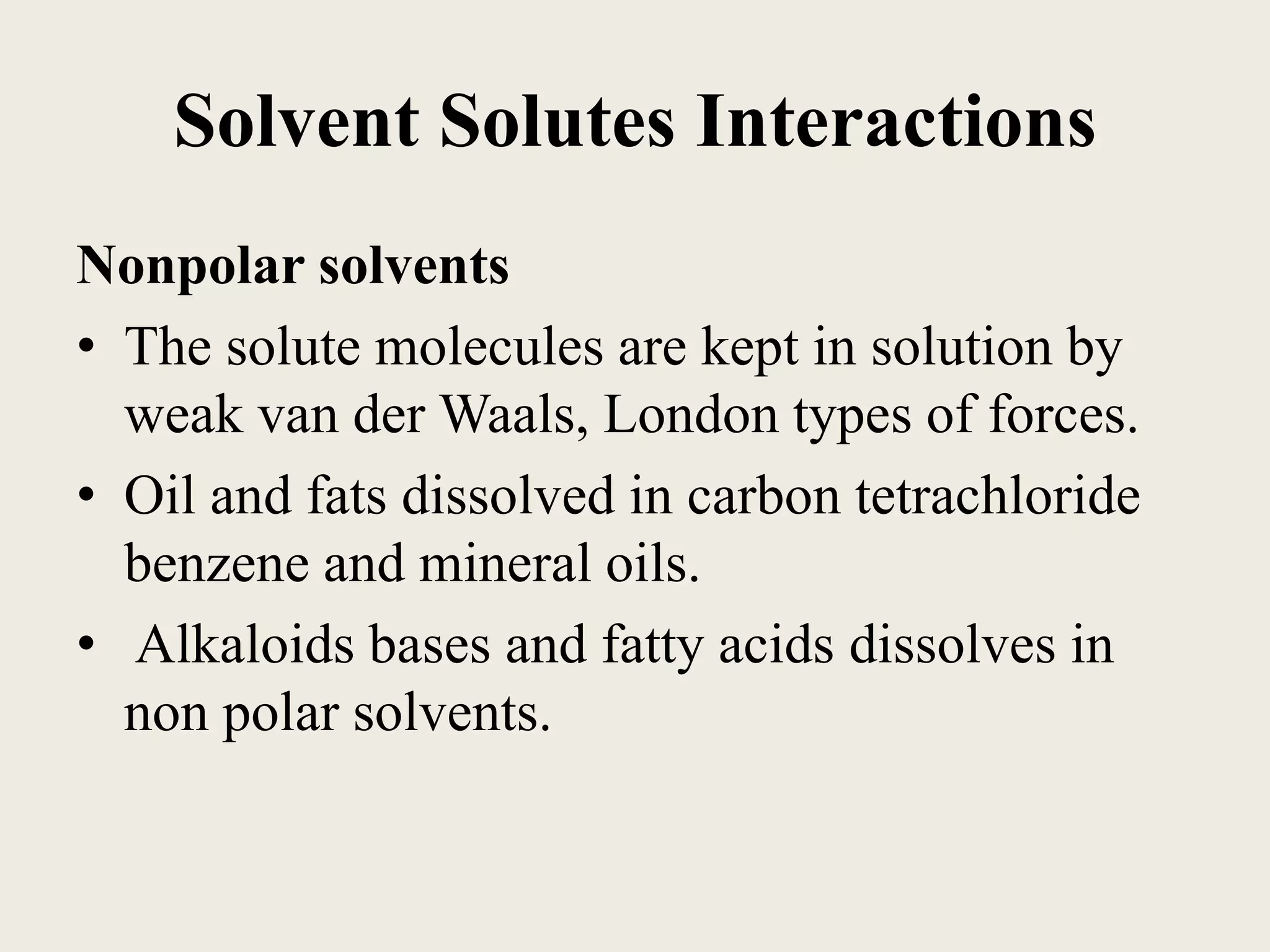 Introduction of solubilty, solubility expression, solute solvent ...