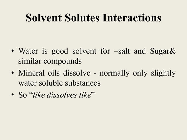 Introduction of solubilty, solubility expression, solute solvent ...