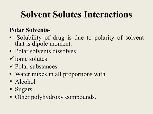 Introduction of solubilty, solubility expression, solute solvent ...