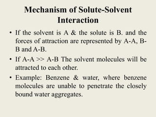 Introduction of solubilty, solubility expression, solute solvent ...