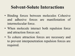Introduction of solubilty, solubility expression, solute solvent ...