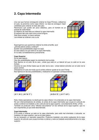 Solución del cubo de rubik | PDF