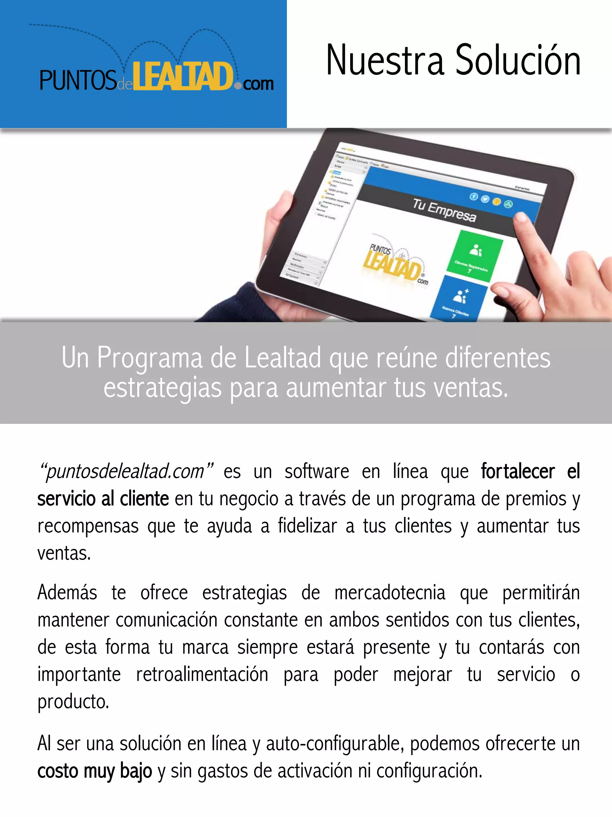 Programa de Lealtad con Monedero electrónico | PDF