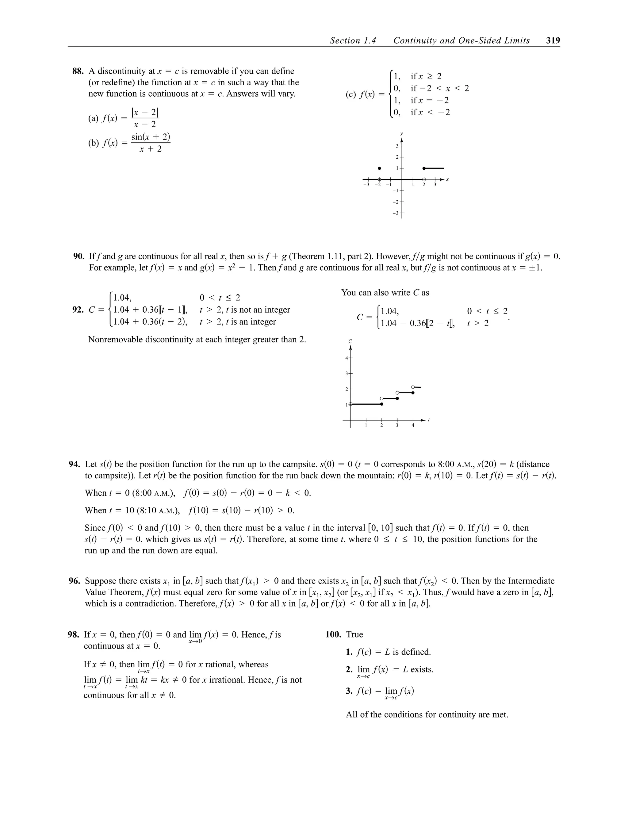 Solucionario Calculo de una Variable de Ron Larson novena edición. | PDF