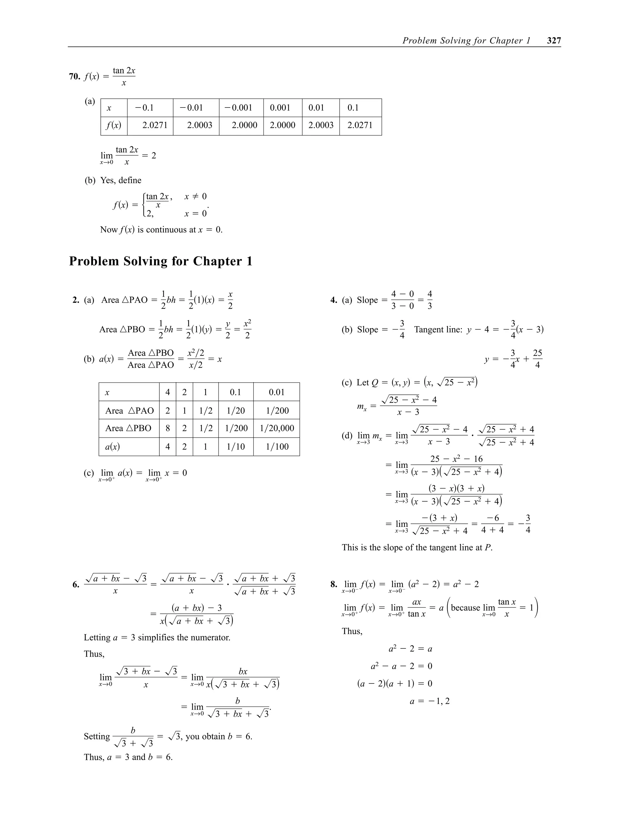 Solucionario Calculo de una Variable de Ron Larson novena edición. | PDF