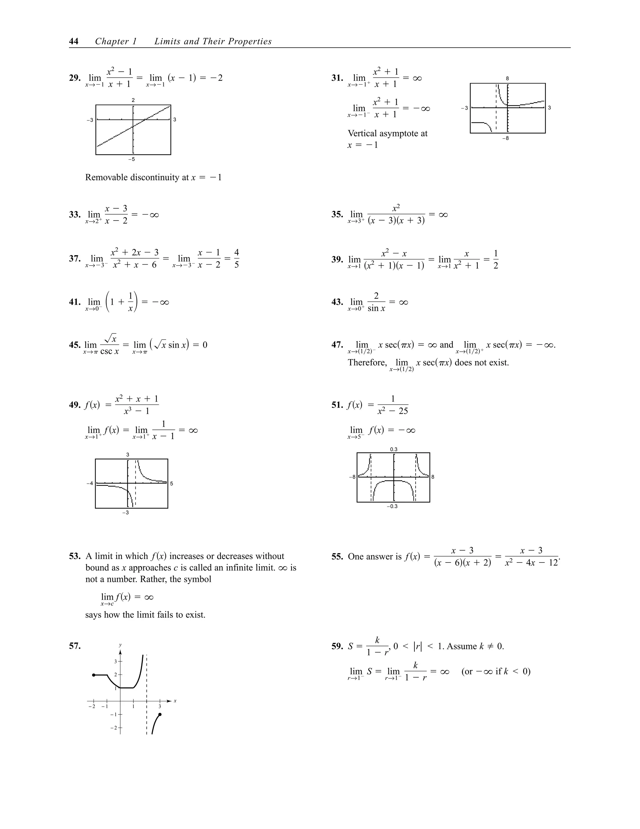 Solucionario Calculo de una Variable de Ron Larson novena edición. | PDF