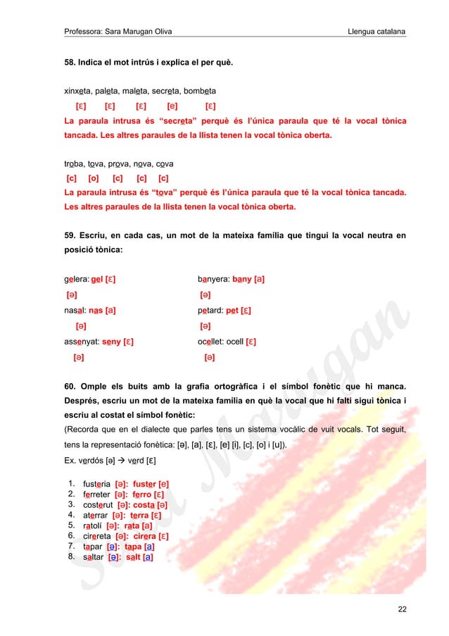 Solucionari dossier-de-99-exercicis-llengua-catalana-curs-ppa | PDF