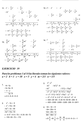 Solucionario del-algebra-baldor-ejercicios-resueltos | PDF