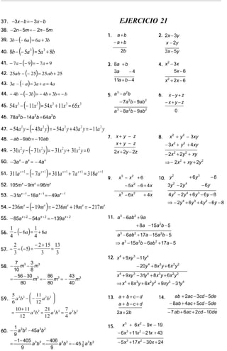 Solucionario del-algebra-baldor-ejercicios-resueltos | PDF
