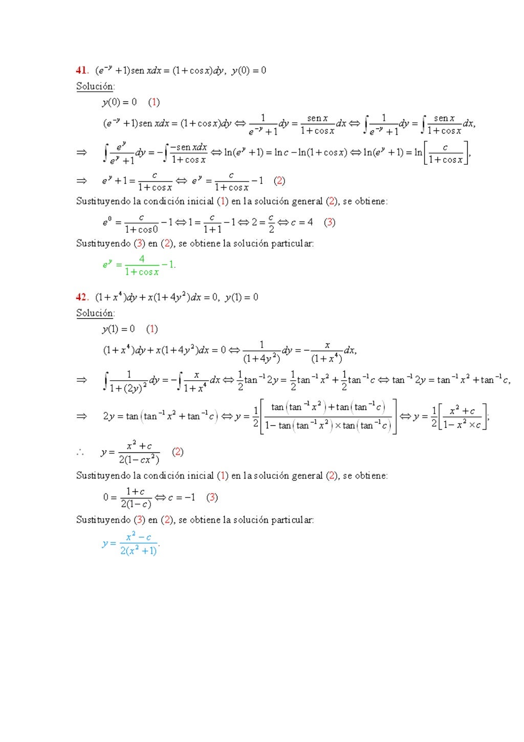 Solucionario de dennis g zill ecuaciones diferenciales