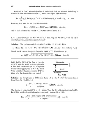 Solucionario de fluidos_white | PDF