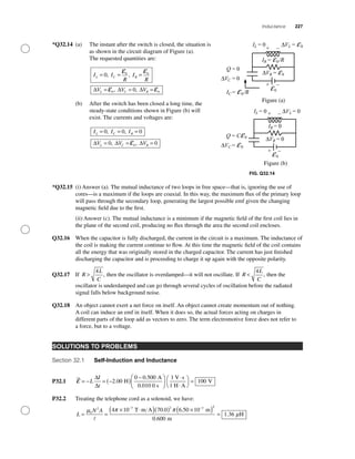 Solucionario serway cap 32 | PDF