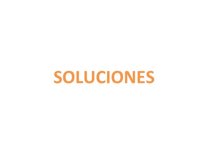 Soluciones