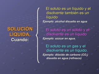 Soluciones Químicas | PPT