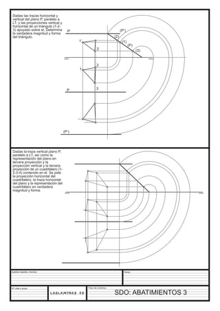 Soluciones. abatimientos | PDF