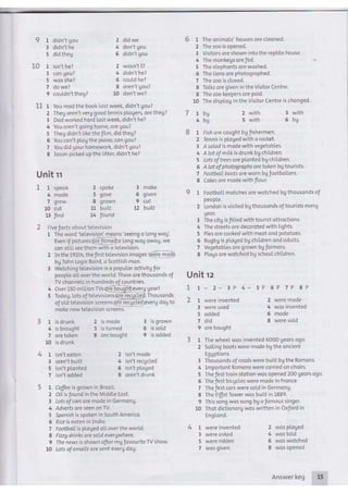 Soluciones grammar time 5 | PDF
