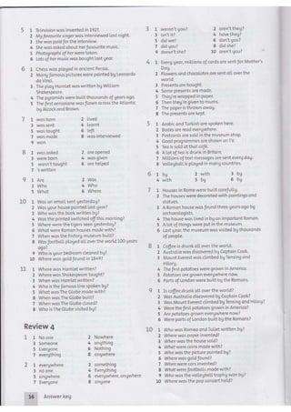 Soluciones grammar time 5 | PDF