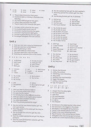 Soluciones grammar time 5 | PDF