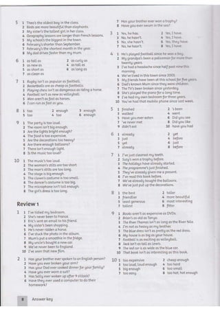 Soluciones grammar time 5 | PDF