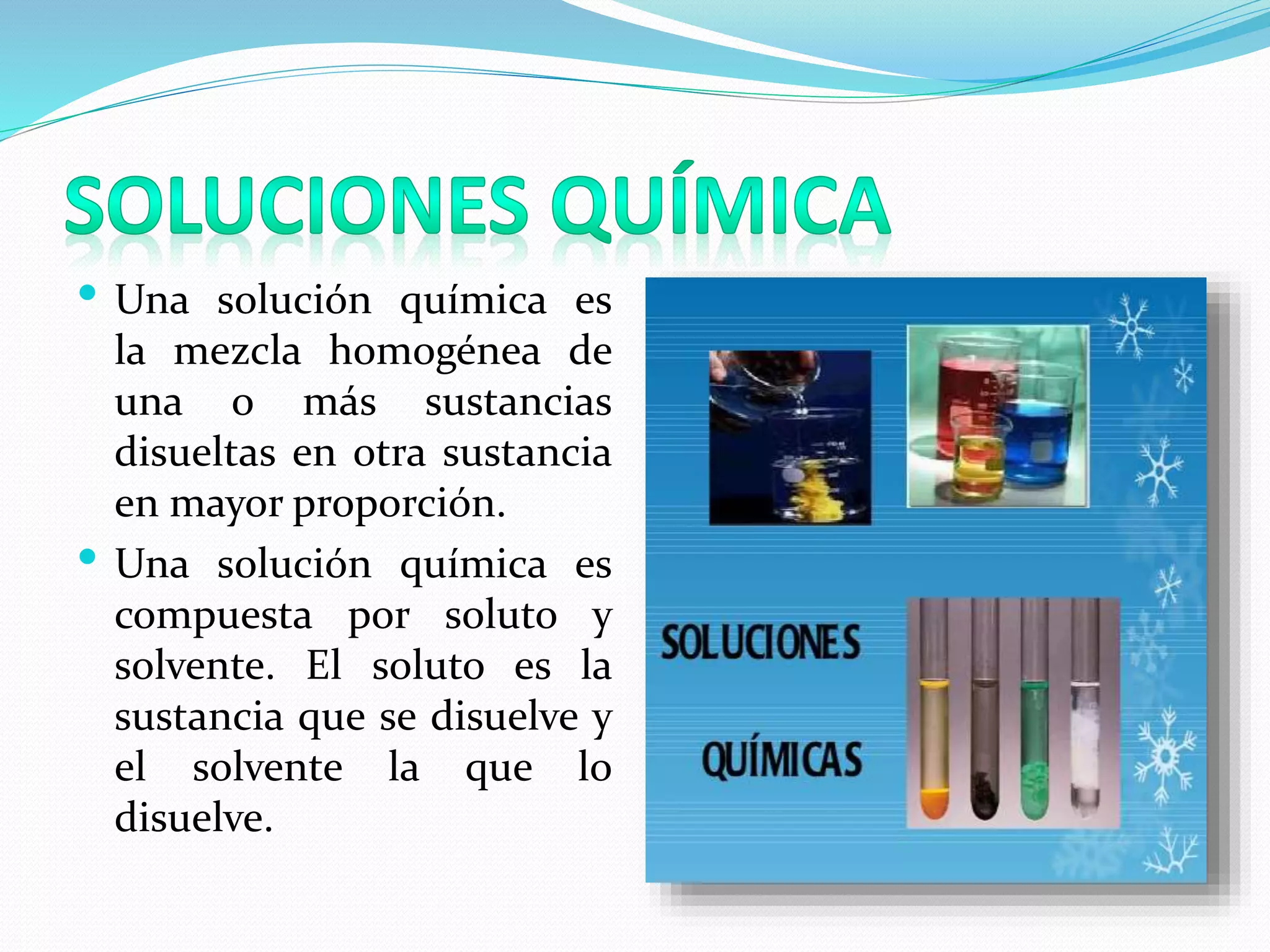 soluciones quimica | PPT