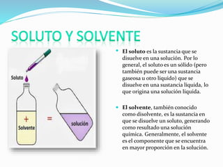 soluciones quimica | PPTX