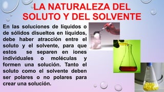 SOLUCIONES QUÍMICAS. Lic Javier Cucaita | PPT