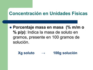 BLOG DE CIENCIA Y TECNOLOGIA: Unidades fisicas de concentracion y soluciones